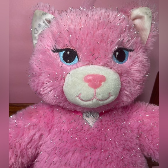 Build-A-Bear | Toys | Build A Bear Sassy Kitty Plush Pink Silver ...